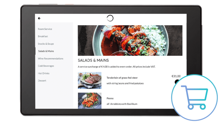 SuitePad In-Room Tablet: Features