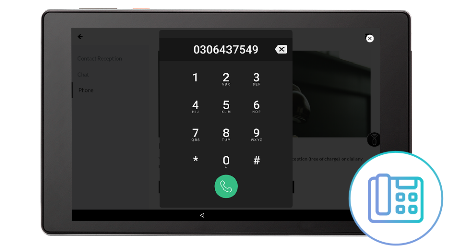 SuitePad In-Room Tablet: Features