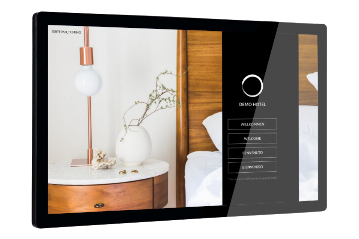 SuitePad Lobby Screen: Interactive solution for front desk assistance