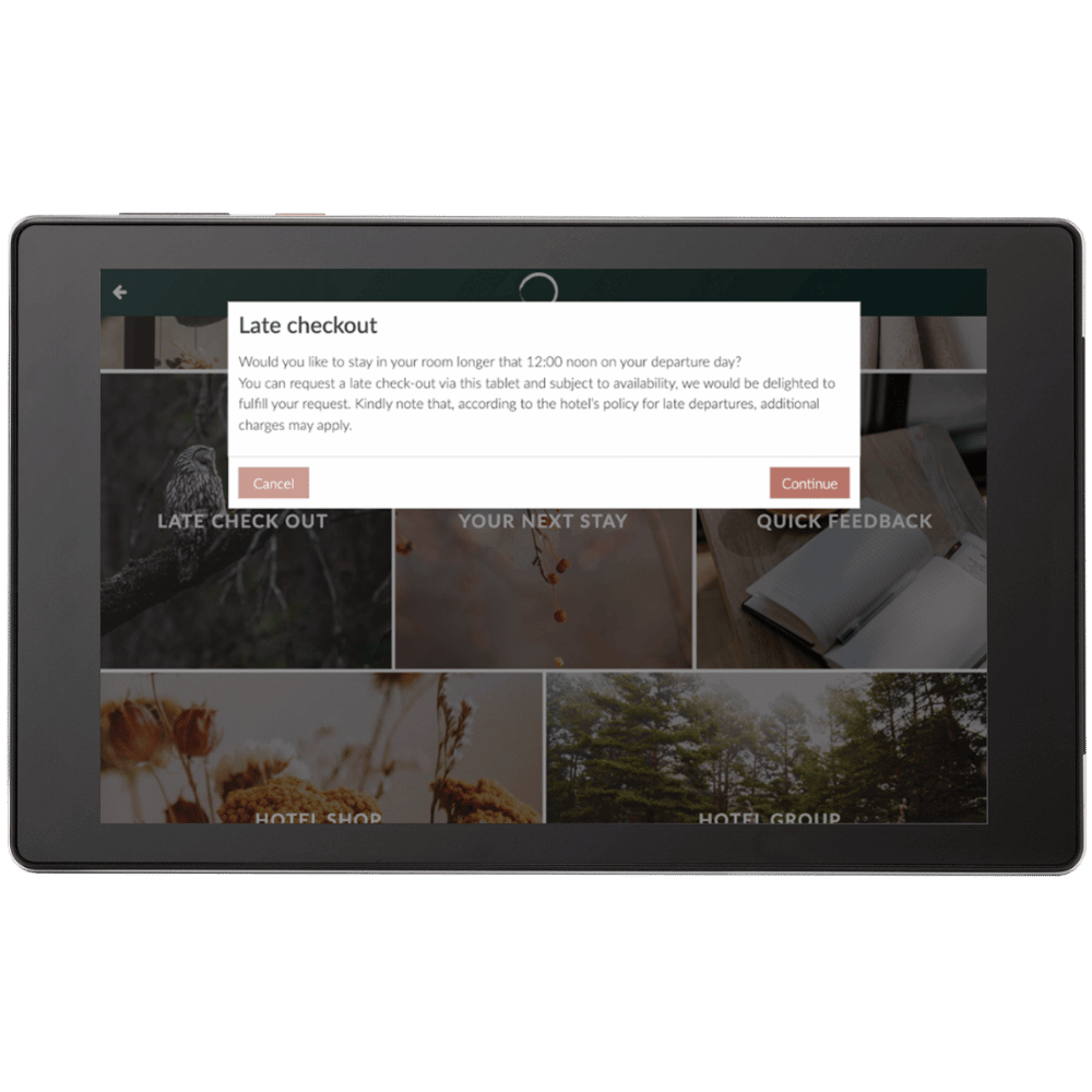 The #1 In-Room Tablet for Hotels